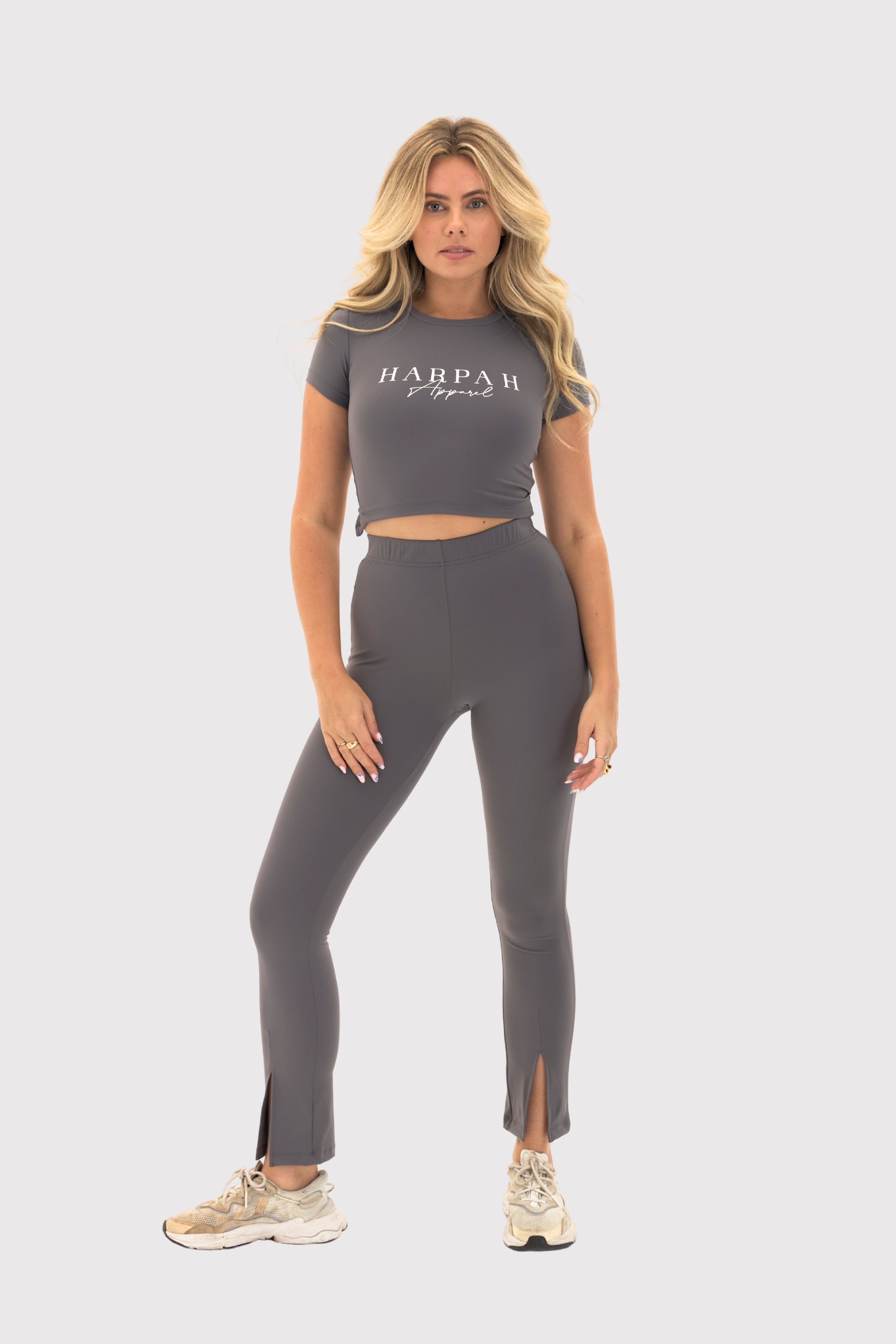 Flexara™ Split-Hem High-Rise Pant | Harpah – HARPAH